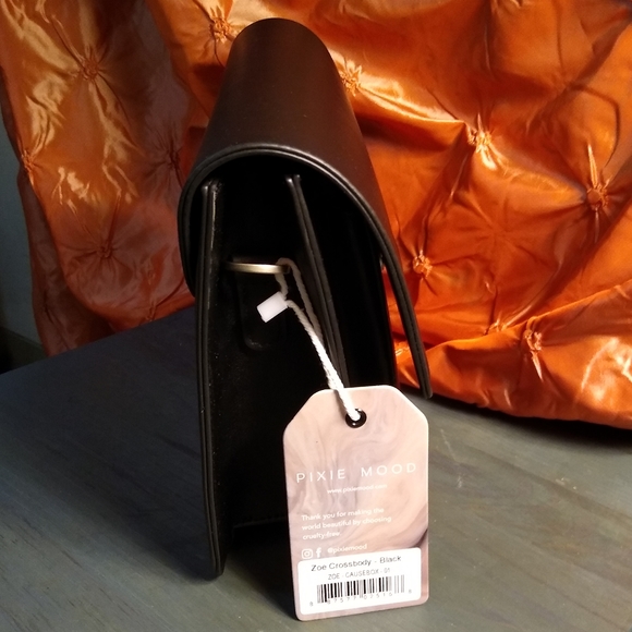 Pixie Mood | Bags | Nwt Black Pixie Mood Zoe Crossbody Vegan Leather Purse | Poshmark